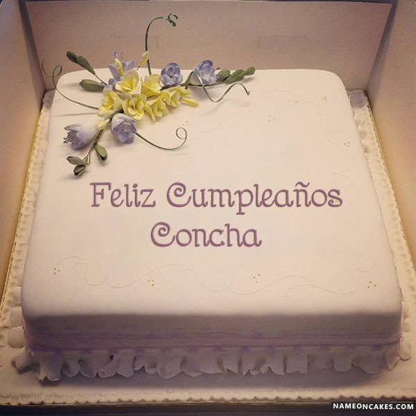 Feliz cumpleaños concha Imágenes de pastel