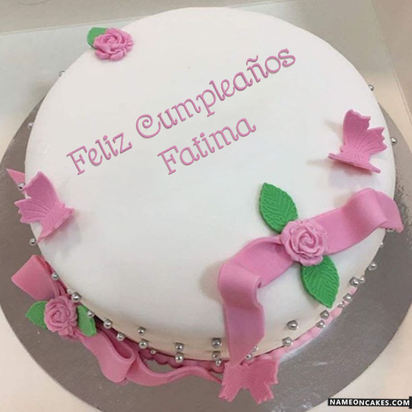 Feliz cumpleaños fatima Imágenes de pastel