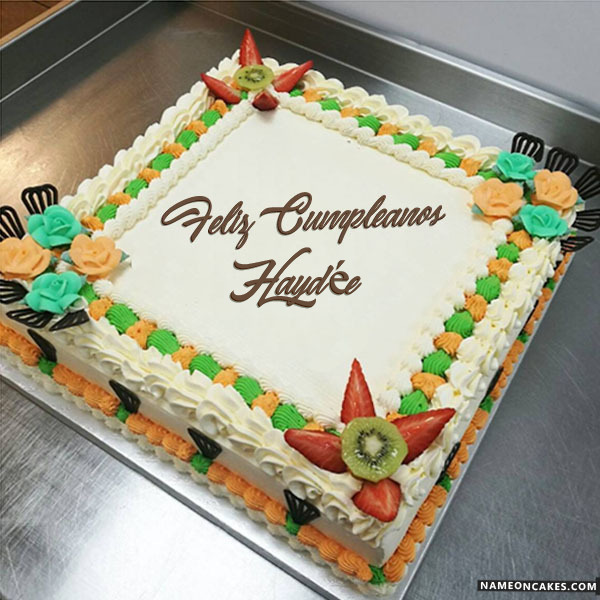 Feliz cumpleaños haydée Imágenes de pastel