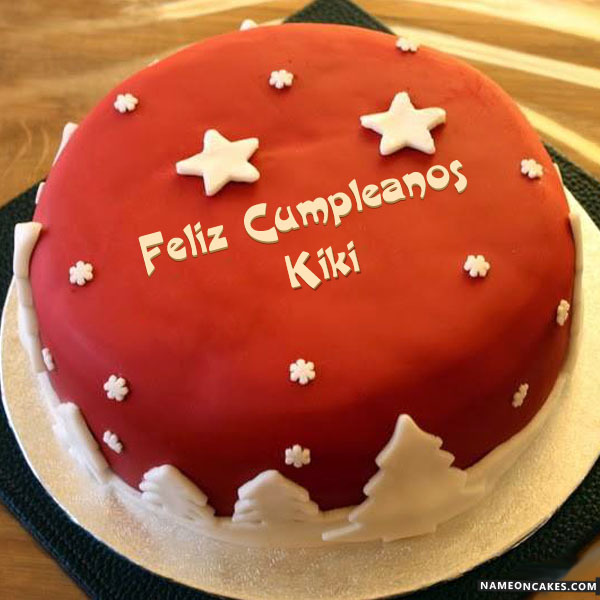 Feliz cumpleaños kiki Imágenes de pastel