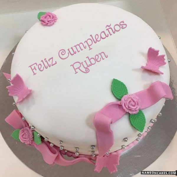 Feliz cumpleaños ruben Imágenes de pastel