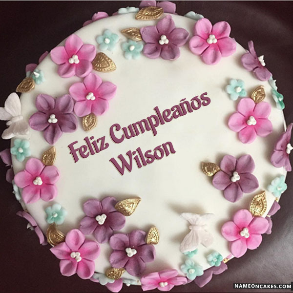 Feliz cumpleaños wilson Imágenes de pastel
