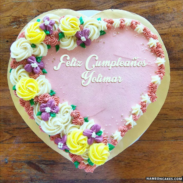 Feliz cumpleaños yolimar Imágenes de pastel