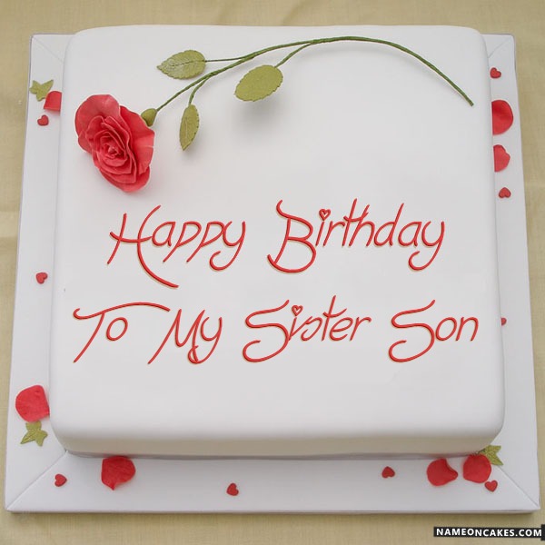 Happy Birthday To My Sister Son Cake Images